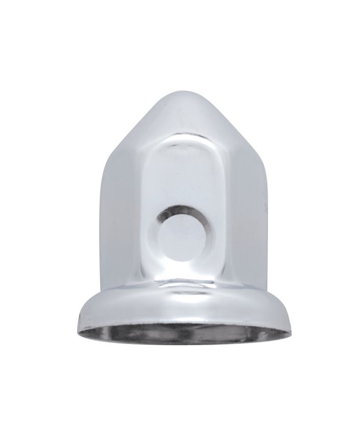 UP10083P - 33mm x 2-3/8" Stainless Pointed Nut Covers With Flange (10-Pack)