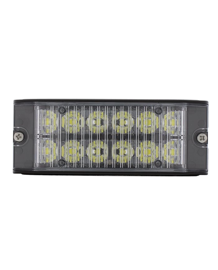 UP36694 - 12 High Power LED Low Profile Warning Lighthead - White LED