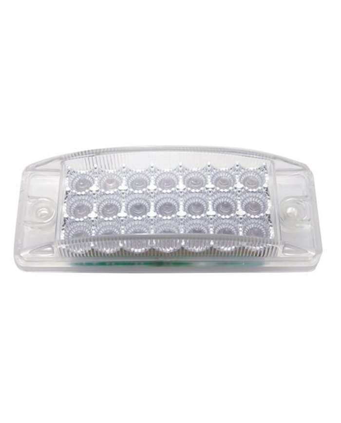UP38296 - 21 LED Reflector Rectangular Light (Clearance/Marker) - Amber ...