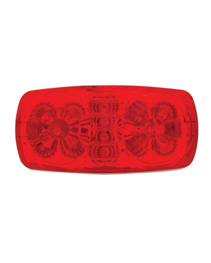 UP38315 - 14 LED Reflector Rectangular Light (Clearance/Marker) - Red ...