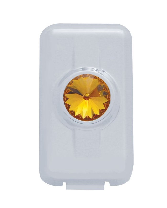 UP41602-Volvo Switch Plug Cover w/ Amber Diamond (2 Pack)