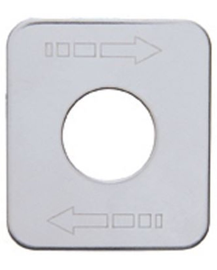 Up48213 Kenworth Stainless Switch Plate Arrow Top Rightbottom Left 