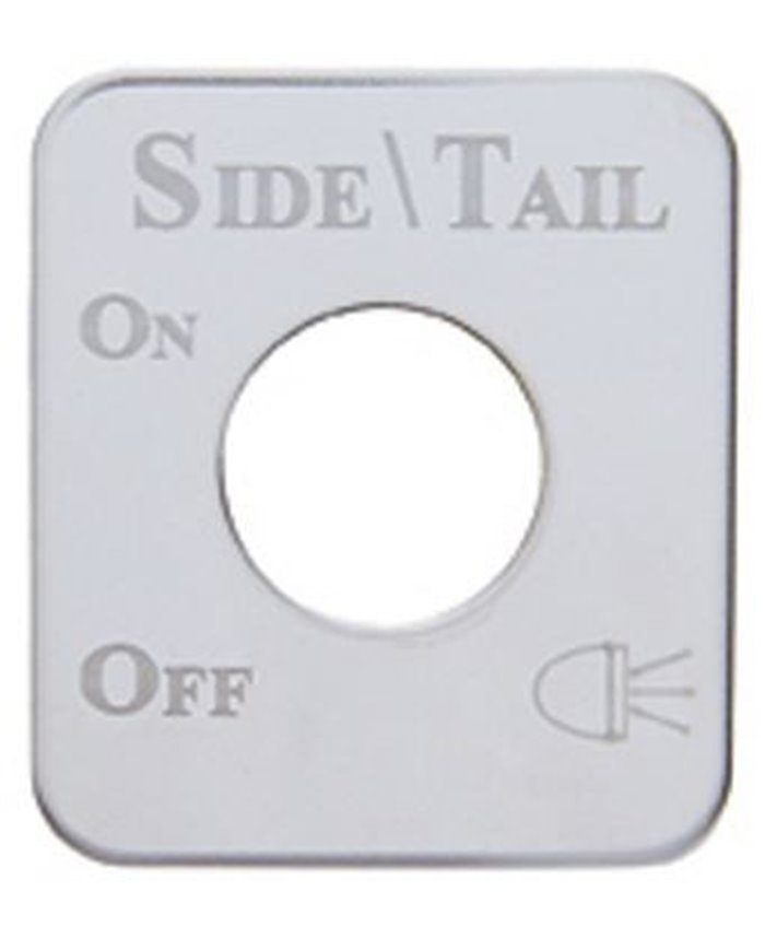 UP48279 - Kenworth Stainless Switch Plate - Side/Tail