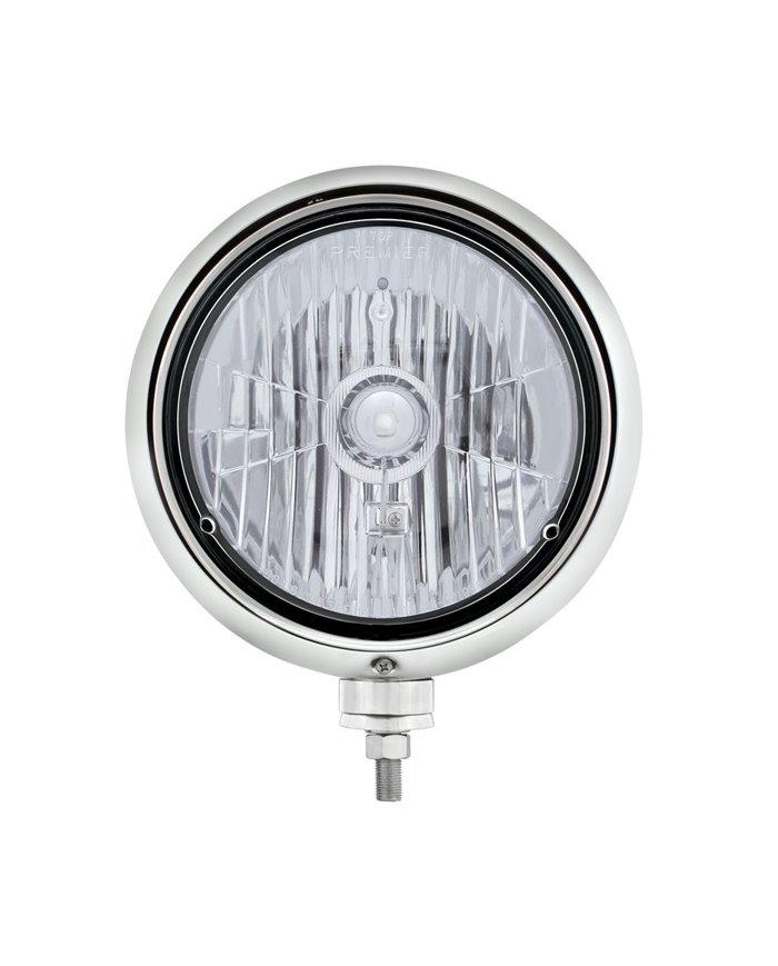 UP32652-Black Guide 682-C Style Headlight Crystal H4 Bulb