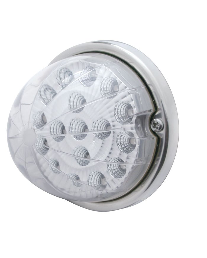 UP39660 - 17 LED Dual Function Watermelon Clear Reflector Flush Mount ...