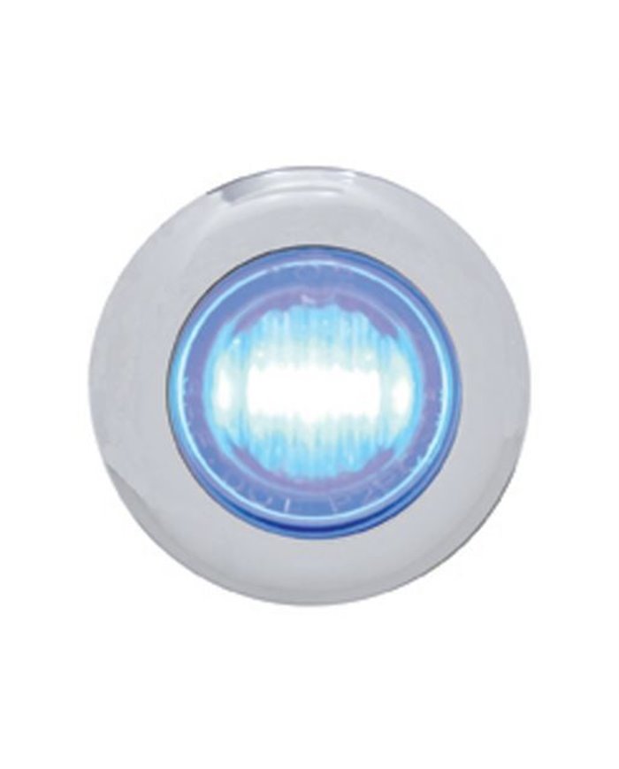 UP39936 - 3 LED Mini Light With Bezel (Clearance/Marker) - Blue LED ...