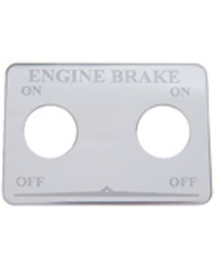 UP48063-Freightliner Switch Plate - Engine Brake (2 Switches)