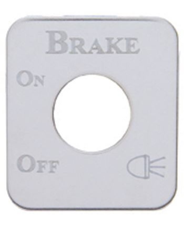 UP48219 - Kenworth Stainless Switch Plate - Brake Light